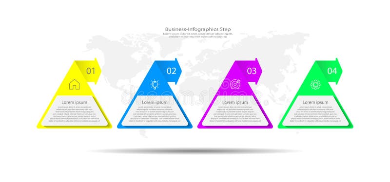 Numbered List Business Infographic Element Vector Stock Vector ...