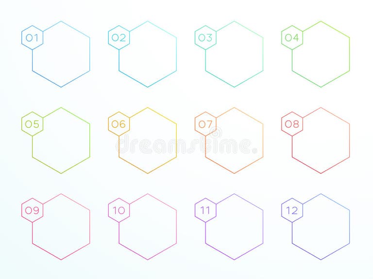 Vector Hexagon Colorful Text Box Stock Illustrations – 419 Vector Hexagon Colorful Text Box ...