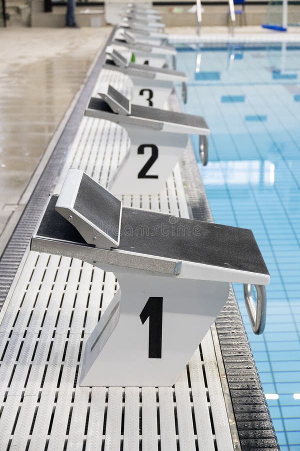 Numbered Platform for Diving Stock Image - Image of business, bridge ...