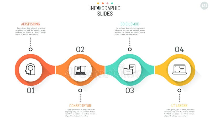 Minimal Infographic Design Template. Stock Vector - Illustration of ...