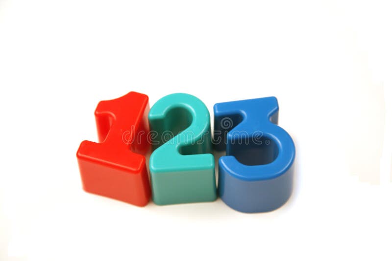 Numbers 1, 2 and 3 stock photo. Image of playtime, isolated - 2992770