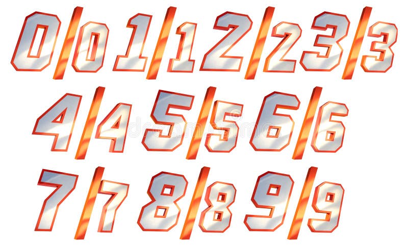 Angular Numbers Stock Illustrations – 430 Angular Numbers Stock ...