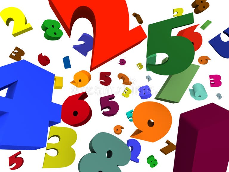 Flying Numbers Stock Illustrations – 4,786 Flying Numbers Stock ...