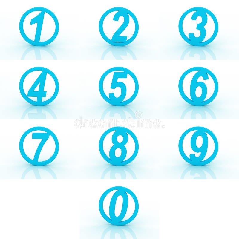 Numbers stock illustration. Illustration of fashion, curve - 11889103