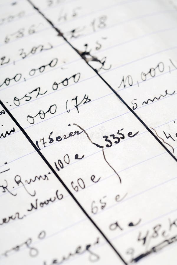 Numbers stock photo. Image of writing, book, figures - 14808370