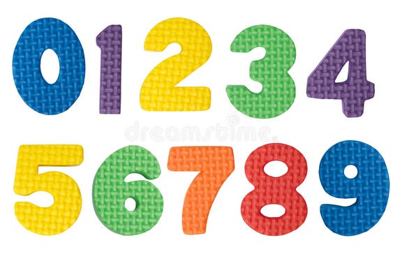 Numbers stock photo. Image of simple, foam, elementary - 15523296