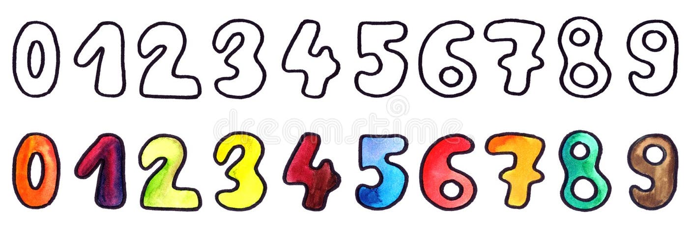 Violet Numbers Stock Illustrations – 2,734 Violet Numbers Stock ...