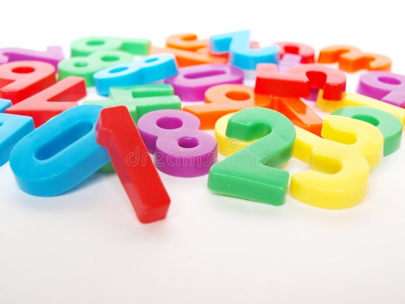 Numerals stock image. Image of colorful, math, alphabets - 390861