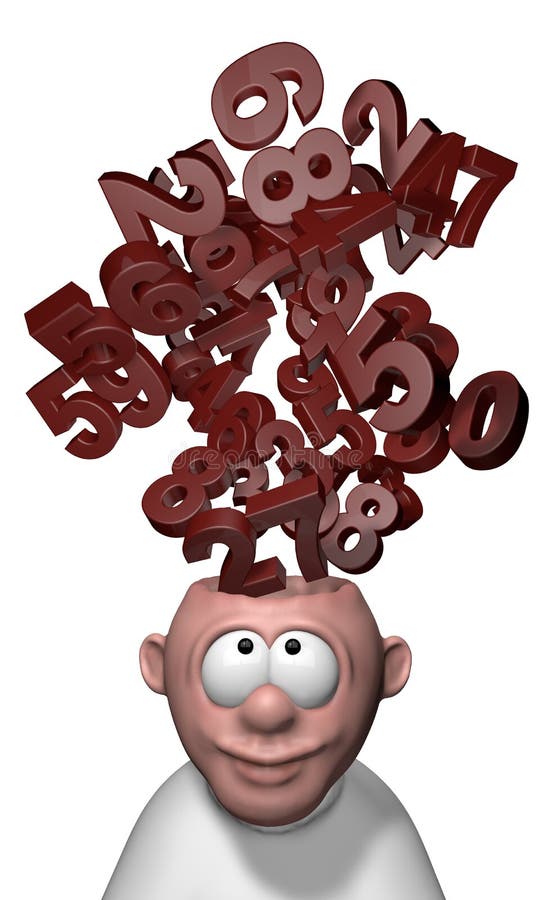 Numbers stock illustration. Illustration of arithmetic - 26626773