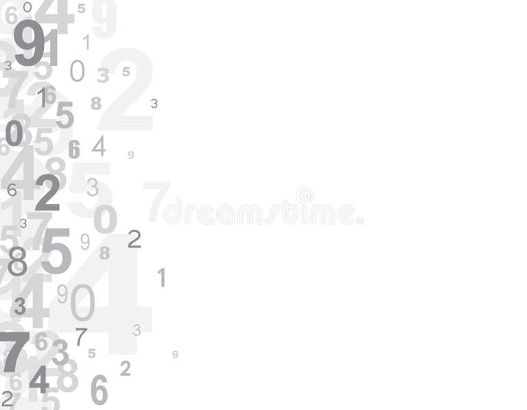 Numbers stock illustration. Illustration of mathematics - 3997804