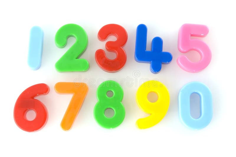 Isolated numbers 1 2 3 stock photo. Image of colorful - 10118752