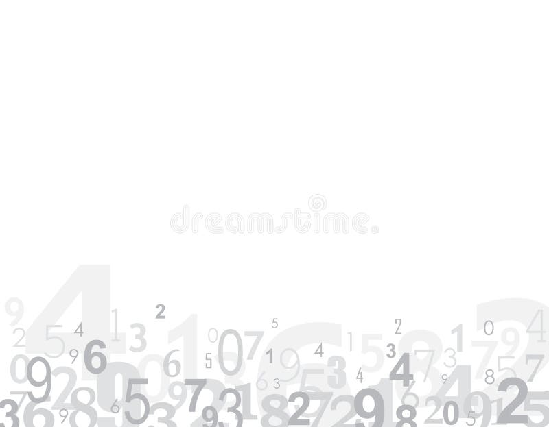 Numbers stock illustration. Illustration of mathematics - 3997804