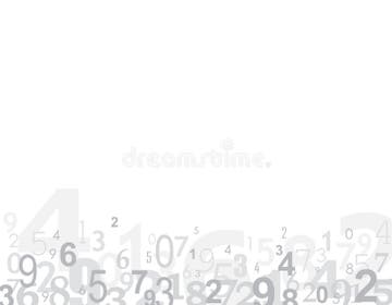 Numbers stock illustration. Illustration of random, seven - 4534730