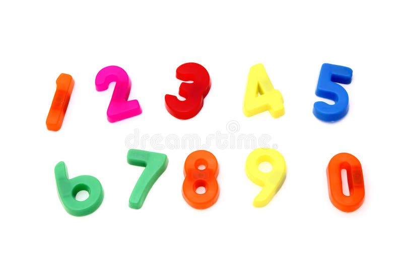 Colourful numbers stock image. Image of coloured, closeup - 61315253