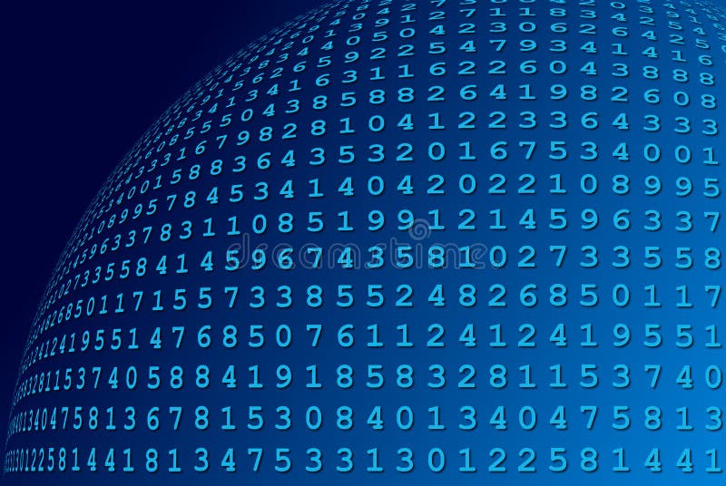 Coded Numbers stock image. Image of background, dark, numbers - 835651