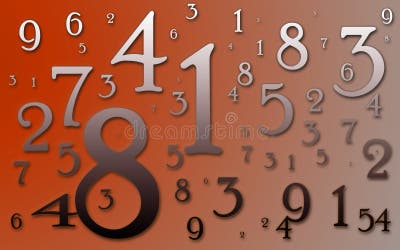 Numbers Jumble Stock Illustrations – 54 Numbers Jumble Stock ...
