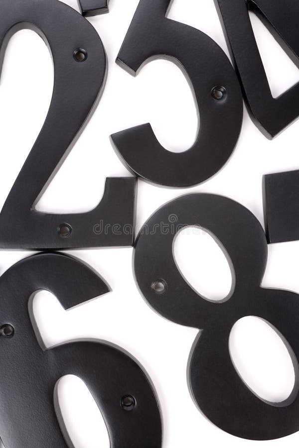 Numbers stock photo. Image of symbol, black, characters - 5951268