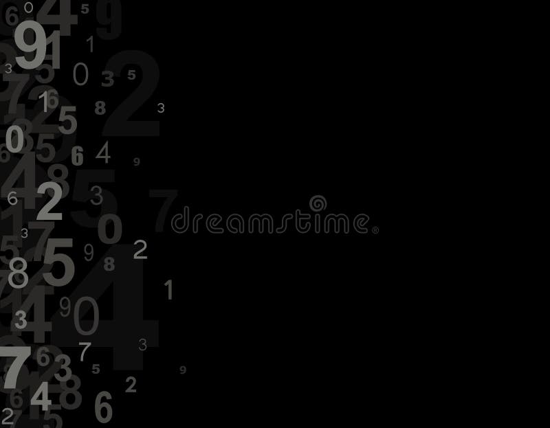 Numbers stock illustration. Illustration of mathematics - 3997804