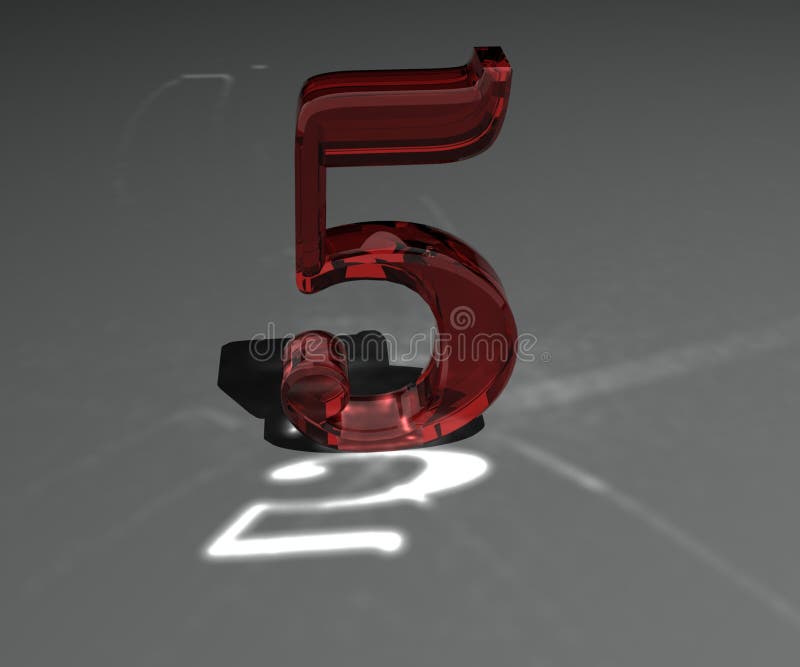 3d Glass Number 5 Stock Illustrations – 463 3d Glass Number 5 Stock ...