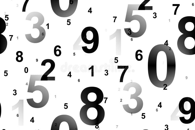 Numbers stock illustration. Illustration of mathematics - 3997804