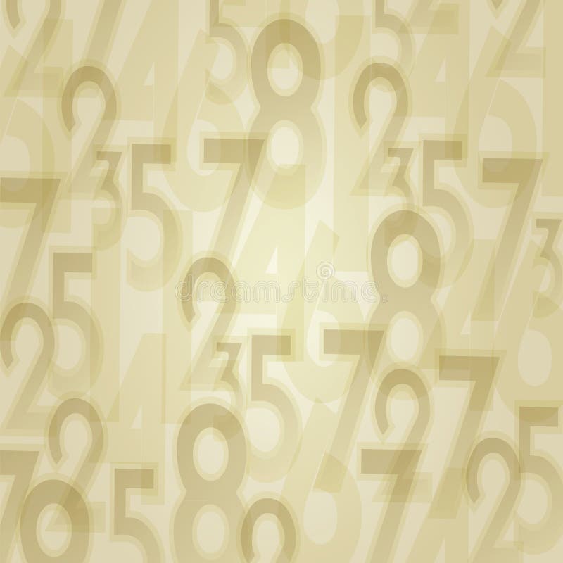 Numbers Abstract Background Stock Vector - Illustration of math ...