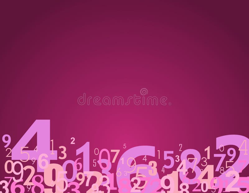 Numbers stock illustration. Illustration of mathematics - 3997804