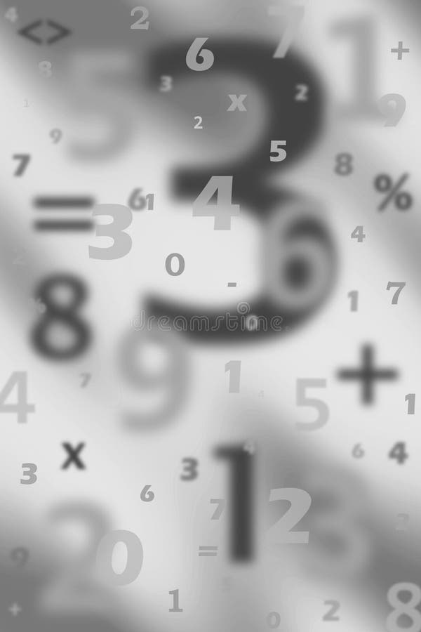 Numbers background stock vector. Illustration of repeat - 16400829