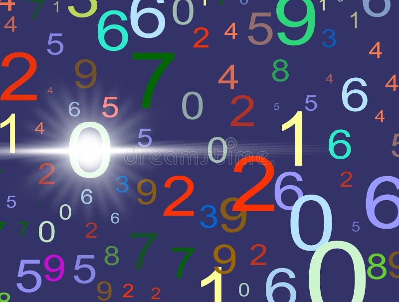 Numbers background stock illustration. Illustration of number - 13962405