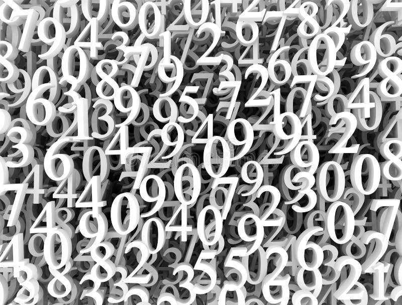 3d heap of numeric numbers stock illustration. Illustration of ... 3d heap of numeric numbers stock illustration. Illustration of ...