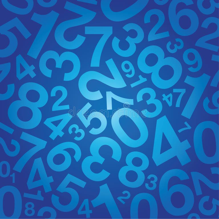 Dark Blue Numbers Background Texture Stock Illustrations – 806 Dark ...