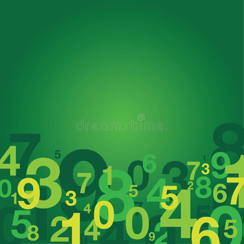 Numbers background stock vector. Illustration of digital - 25327316