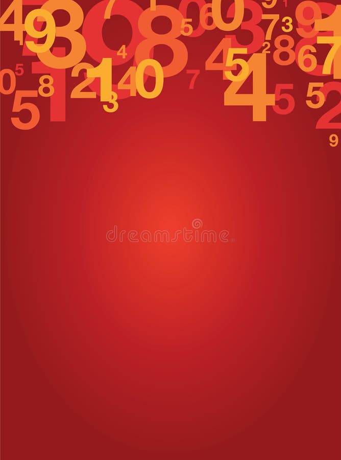 Numbers background stock illustration. Illustration of numbers - 23831837