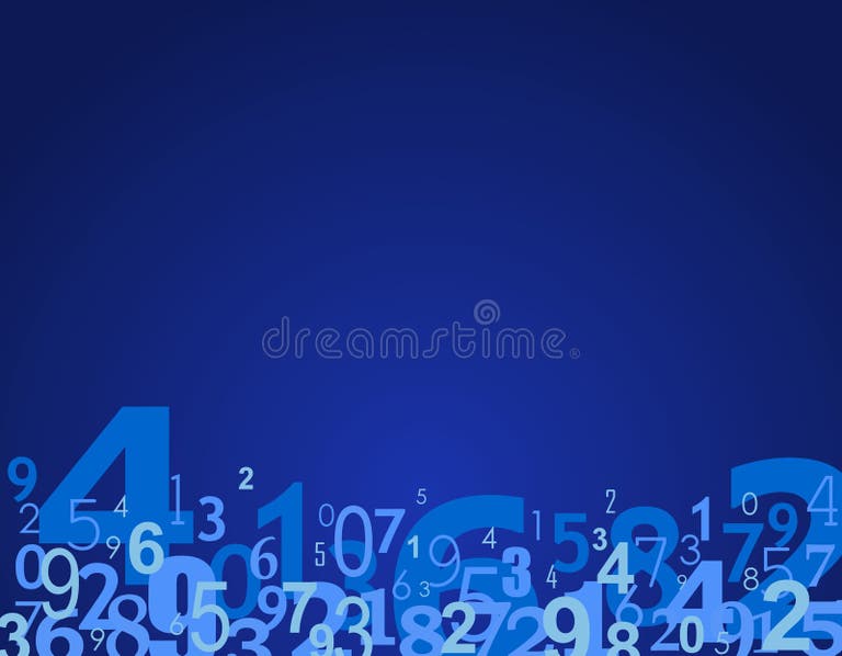 Numbers Design Mathematics Background Stock Illustrations – 9,996 ...