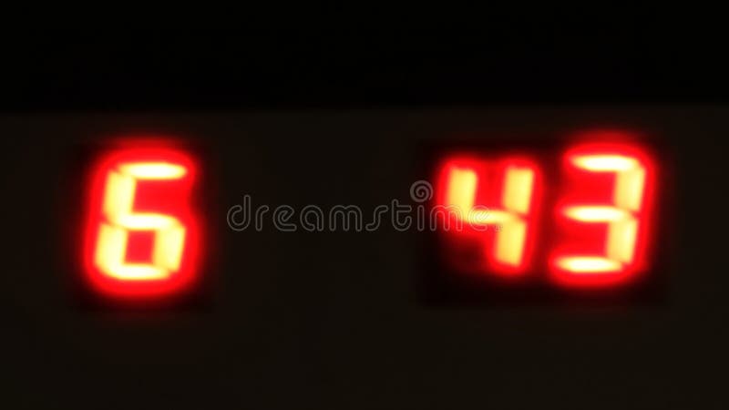 Numbers 43 on a Black Background in a Glow Stock Photo - Image of text ...