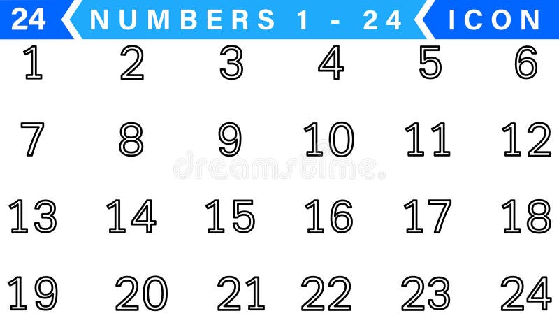 1 24 Circle Numbers Stock Illustrations – 8 1 24 Circle Numbers Stock ...