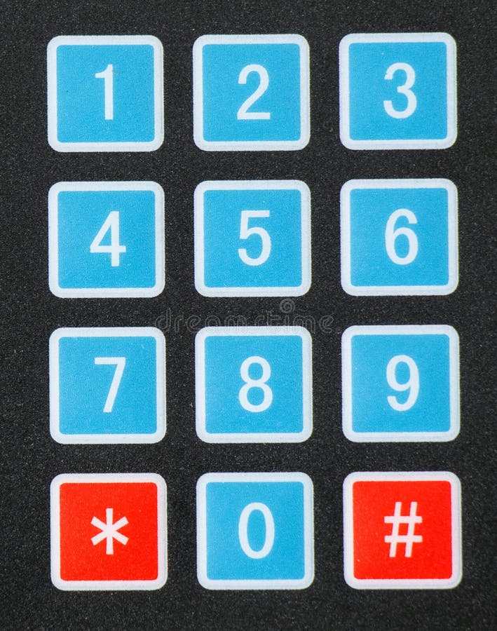 Numbers Board for Safe, Clicker Numbers Stock Photo - Image of display ...