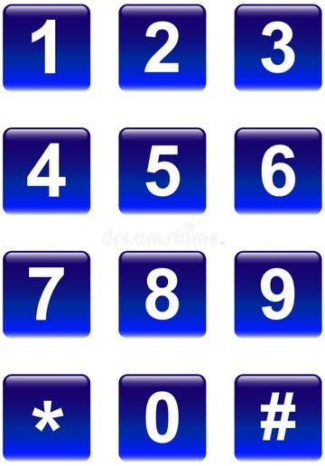 Numbers buttons stock vector. Illustration of clip, calculate - 11569776