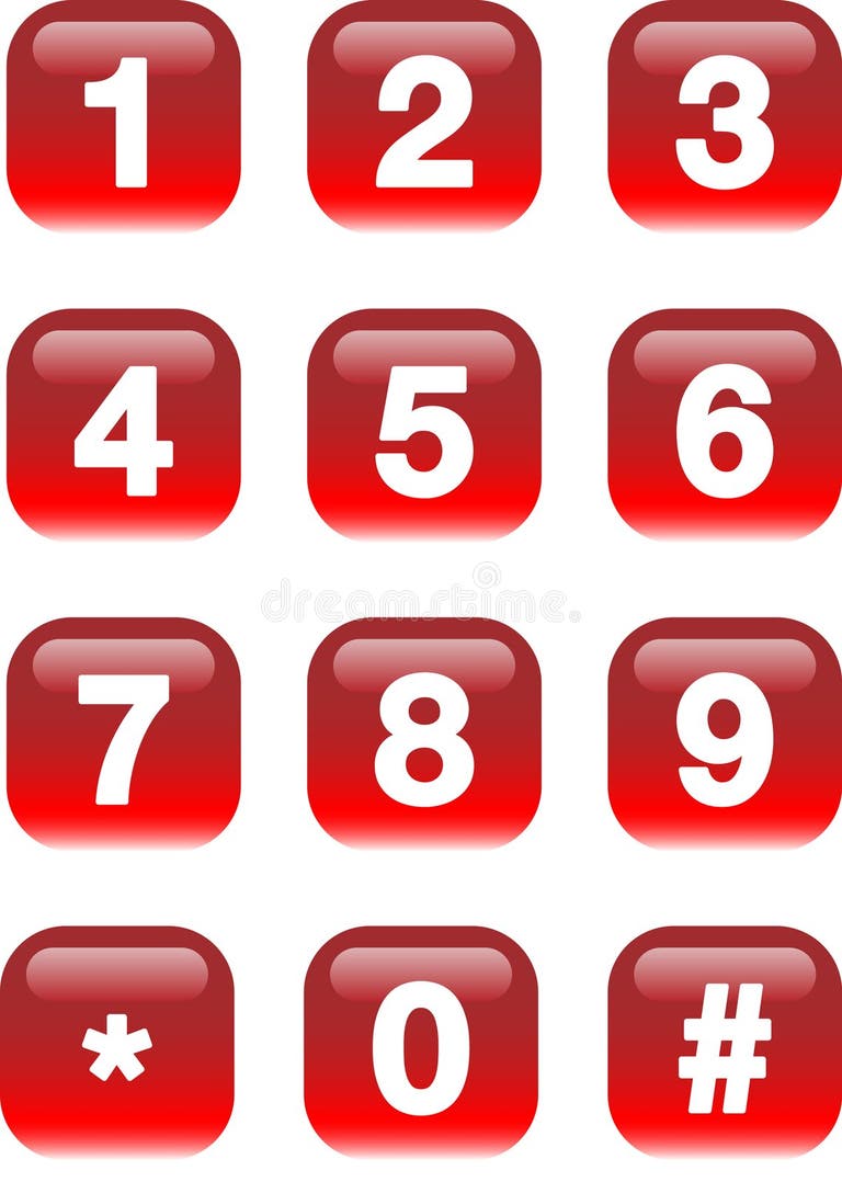 Alphabet Buttons Numbers Stock Illustrations – 442 Alphabet Buttons ...