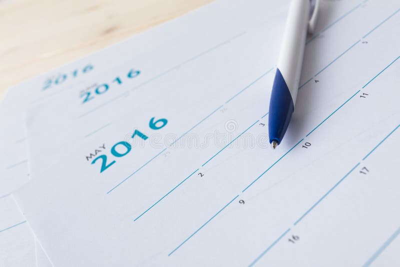 Numbers on calendar page stock image. Image of management - 72930767