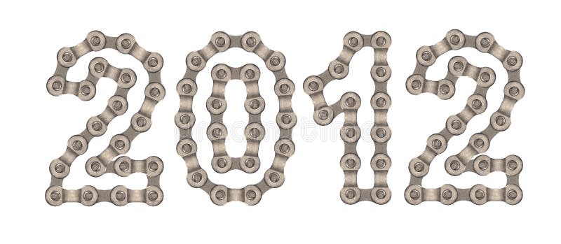 Numbers of chain stock image. Image of font, element - 21464889