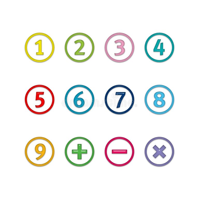 Numbers Circles Stock Illustrations – 4,171 Numbers Circles Stock ...