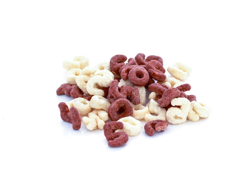 Numbers Cold Cereals, Quick Breakfast for Kids Stock Image - Image of ...