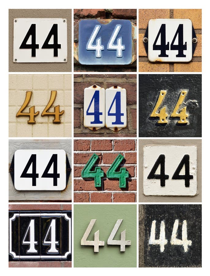 Numbers 44 stock image. Image of four, background, forty - 41059121