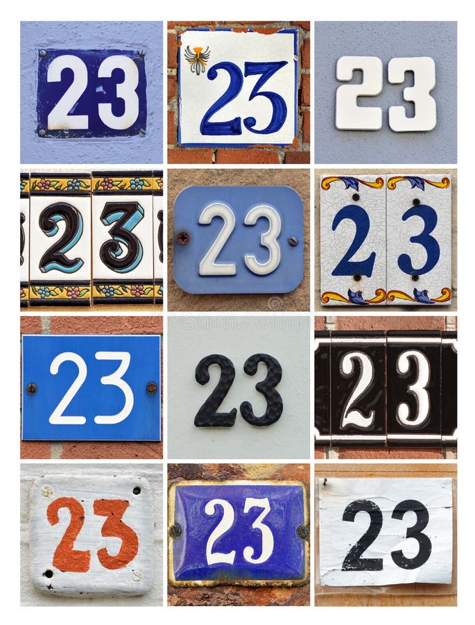 Numbers 23 stock photo. Image of number, collection, anniversary - 33938928