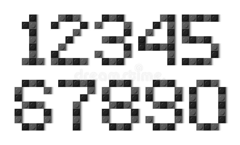 Blocks Numbers Font Stock Illustrations – 553 Blocks Numbers Font Stock ...