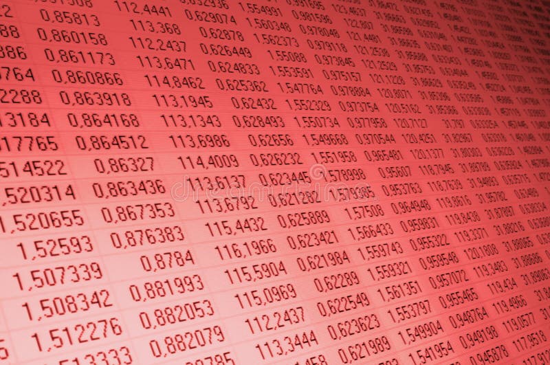 Computer Data Table stock photo. Image of mathematical - 1903642
