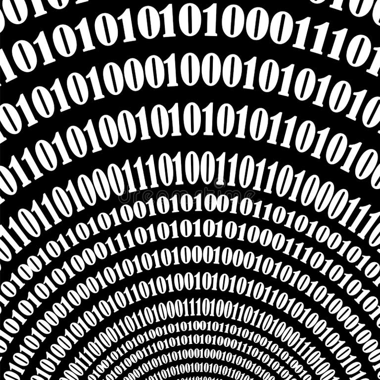 Numbers Concept. Algorithm, Decryption Encoding Stock Vector - Illustration of digital, bright ...