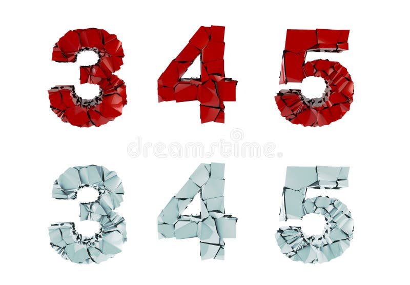 Cracked Numbers Stock Illustrations – 1,069 Cracked Numbers Stock ...