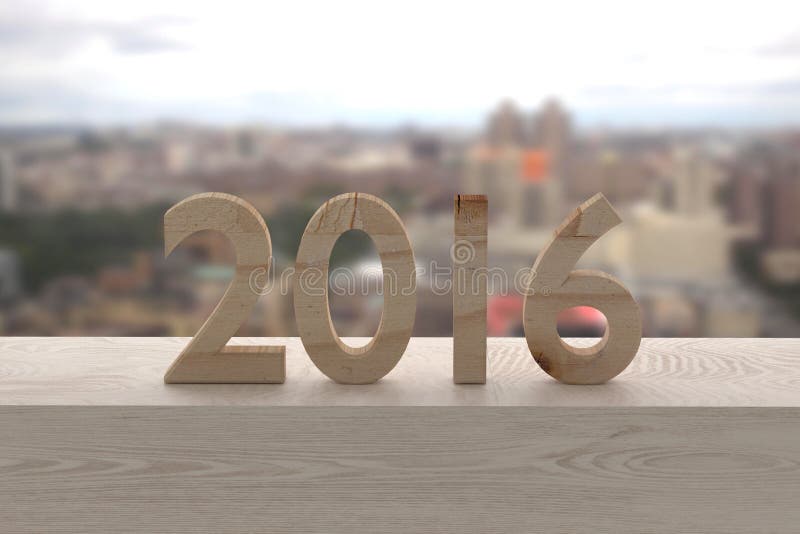 2016 numbers stock illustration. Illustration of annual - 60844918