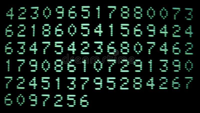 Green Numbers and Data Computer Code Stock Footage - Video of online ...
